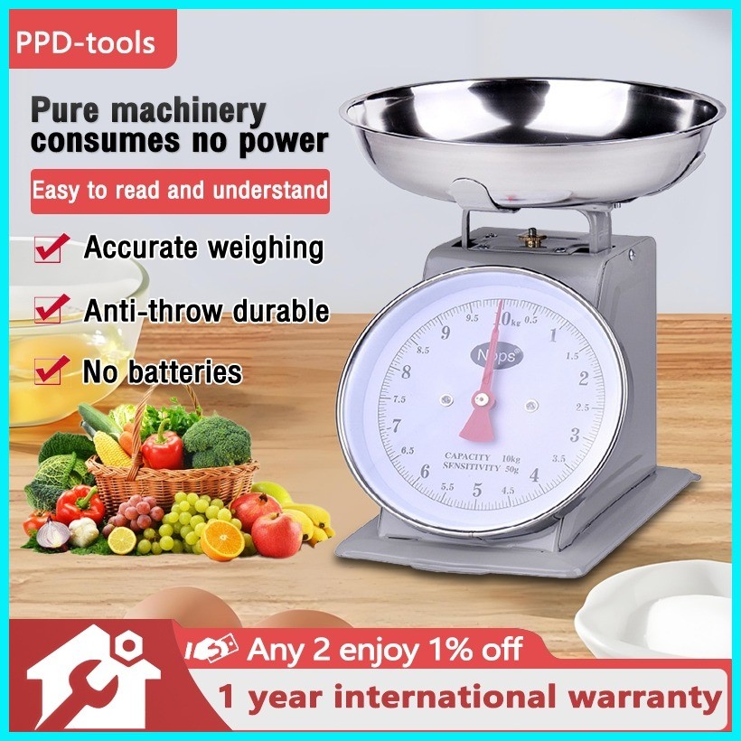 Kitchen mechanical scales 10/20/30kg weighing scale for food, mini ...
