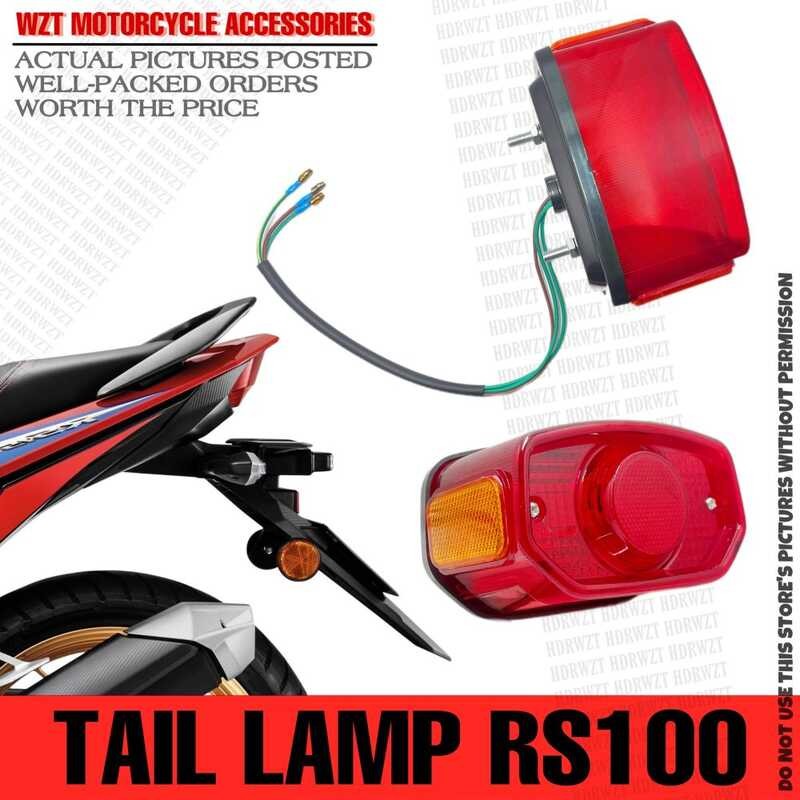 WZT YAMAHA RS 100 & Rs100 P LAMP / TAIL LIGHT (Set)For MOTORCYCLE (Red ...