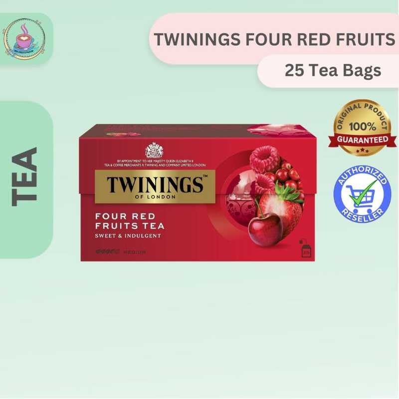 Twinings Four Red Fruits 25 Tea Bags | Shopee Philippines