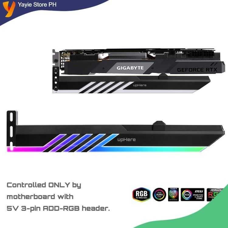 Gl28argb CF High Quality RGB SATA GPU Bracket 5V 3-Pin Graphics Card ...