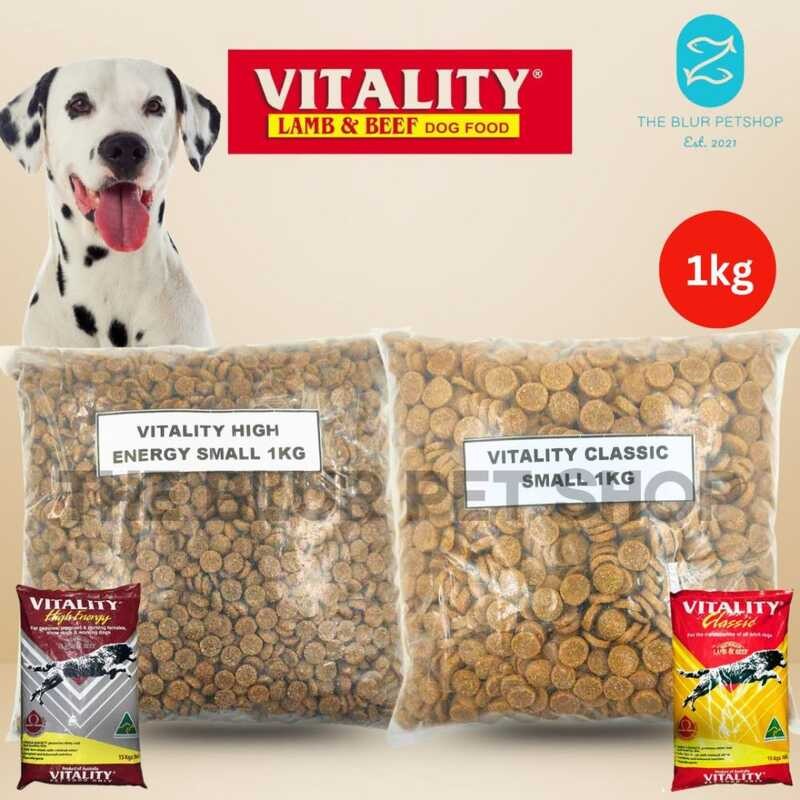 1Kg Vitality Classic High Energy Pet All Stages Adult Puppy Dog Dry ...