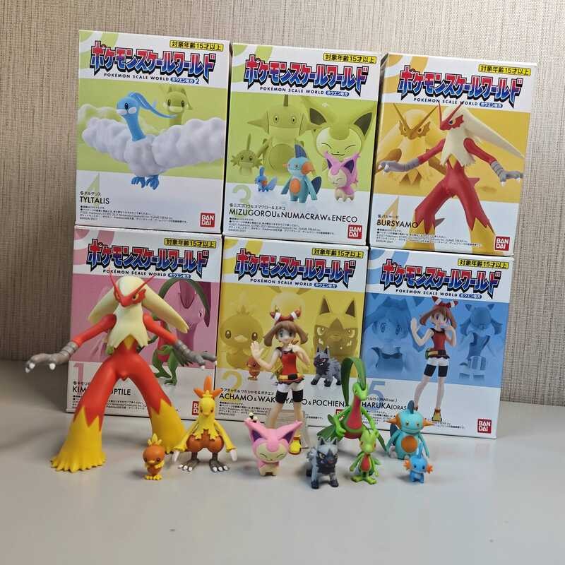 Pokémon Scale World Hoiumon Region Firebird Gyarados Forest Lizard ...