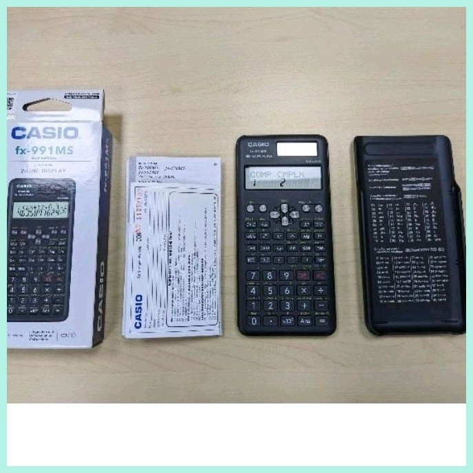 CASIO FX991MS 2ND EDITION SCIENTIFIC CALCULATOR ORIGINAL WITH 12 MONTHS ...