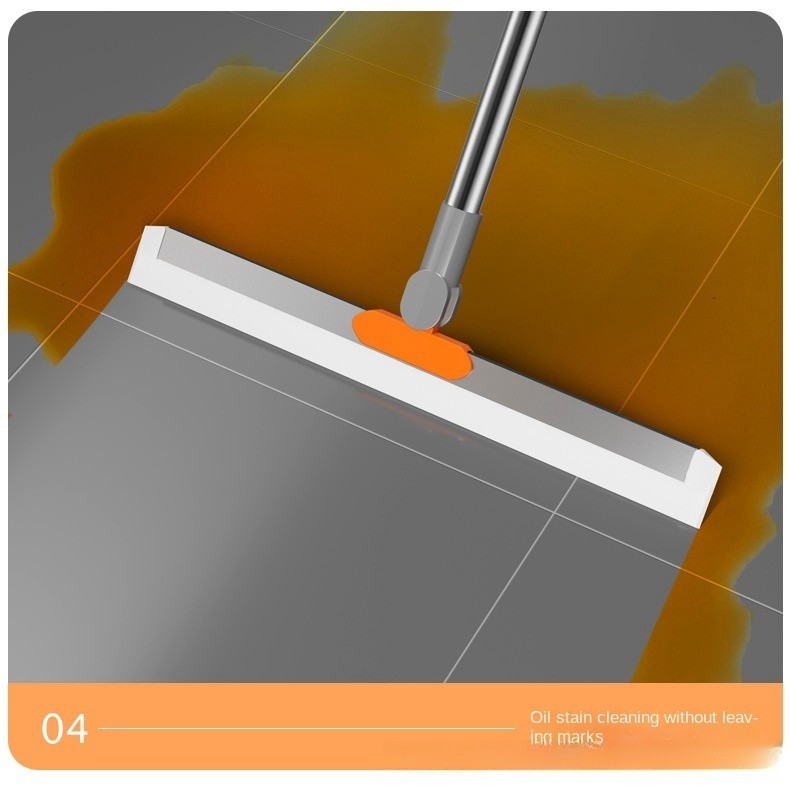 Floor Window Wiper Scraper 180 Degrees Rotatable Hand Push Mop Sweeper ...