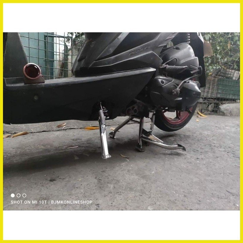 STAINLESS CENTER STAND SIDE STAND EHE ( HONDA BEAT FI V2 ) | Shopee ...