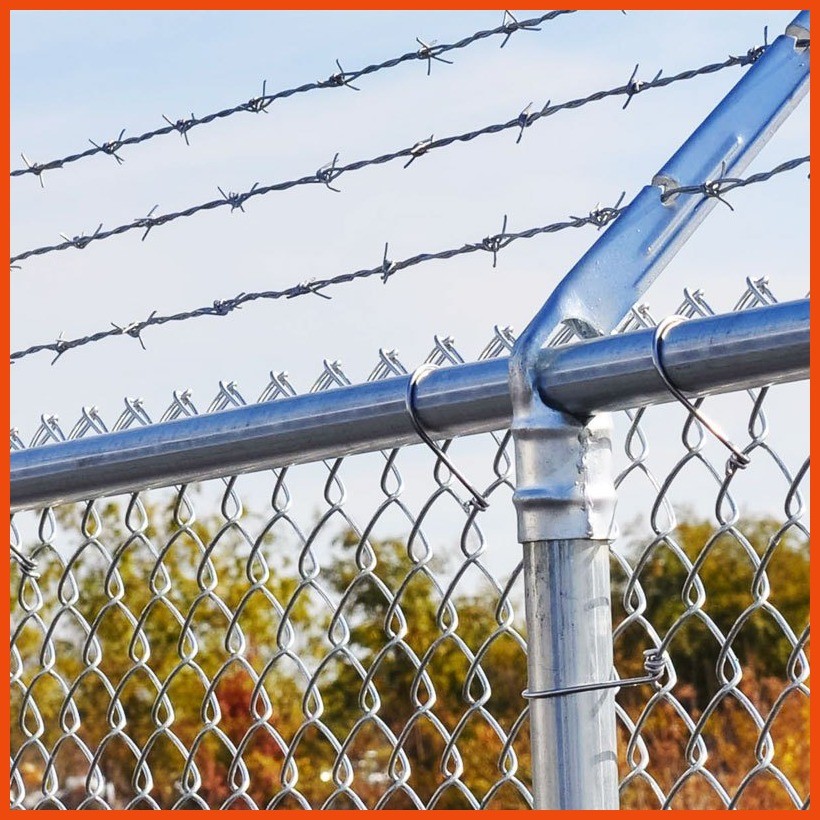 Barbed Wire 1Roll Anti-Climb Steel Fencing Wire 50/80/100/120M Protect ...