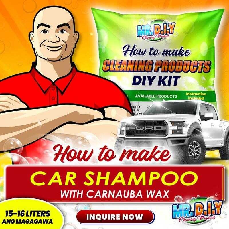Car & Motor Shampoo Kit (15-16 Liters)Mr DIY De4 | Shopee Philippines