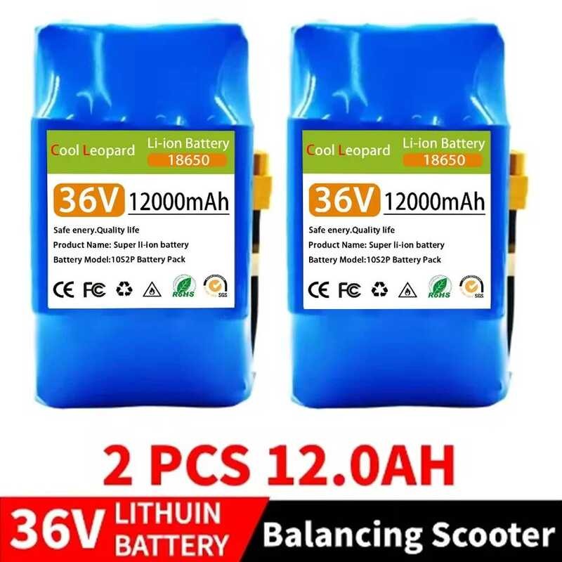 Genuine C9 36V 12Ah 10S2p Battery Packs Rechargeable Lithium Ion For ...