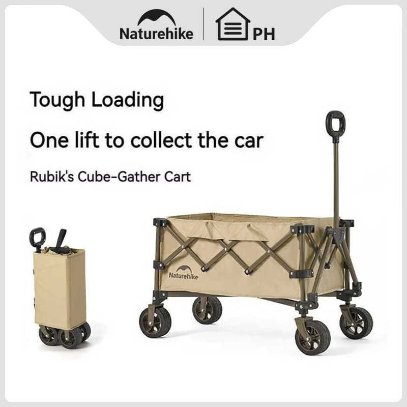 Naturehike Folding Trolley All Terrain Gathering Cart Outdoors Wagon ...