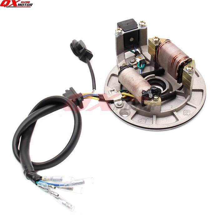 50cc 110cc 125cc Kick Start Engine Magneto Coil Horizontal 110 Ignition ...
