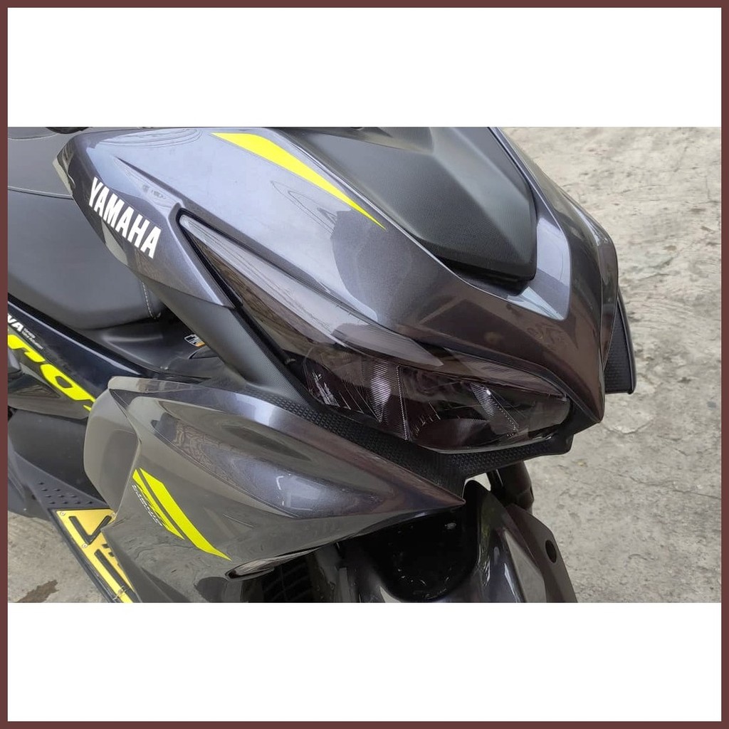 Yamaha Aerox V2 Smoke BLack Sticker Tint Set | Shopee Philippines