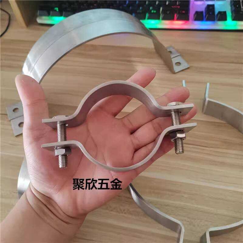 304 Stainless Steel Thickened Wire Rod Handleless Bracket Clamp ...