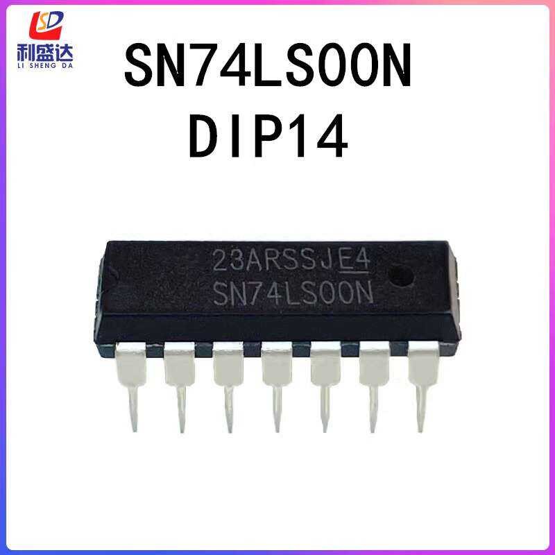 Direct Insert SN74LS00N 74LS00 HD74LS00P DIP-14 Logic Gate and Inverter ...