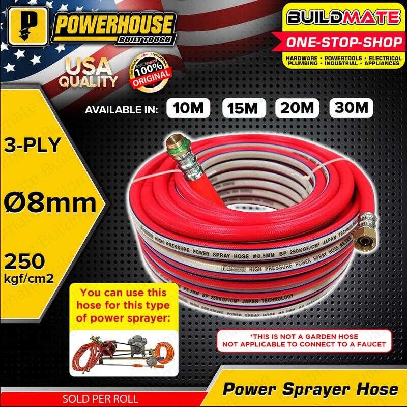 POWERHOUSE 3-Ply Pressure Sprayer 8Mm 10M - 50M Power Washer Hose ...