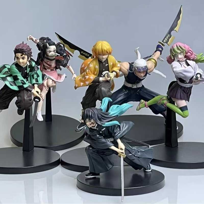 Demon Slayer Series Tanjiro Black Hair Toki Ochaya Zenitsu Love Pillar ...