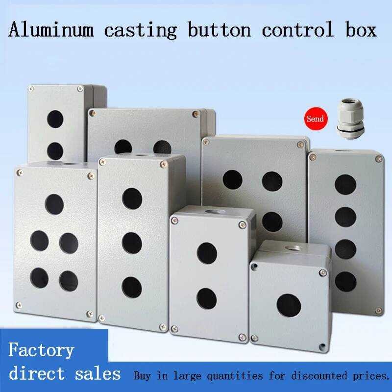 Aluminum Cast Outdoor Metal Button Box, Control Switch, Self-Resetting ...
