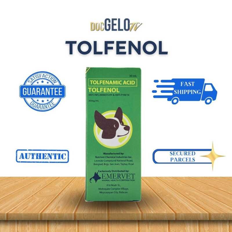 TOLFENOL (Tolfenamic Acid) Anti-Inflammatory & Anti-Pyretic 20Mg/Ml ...