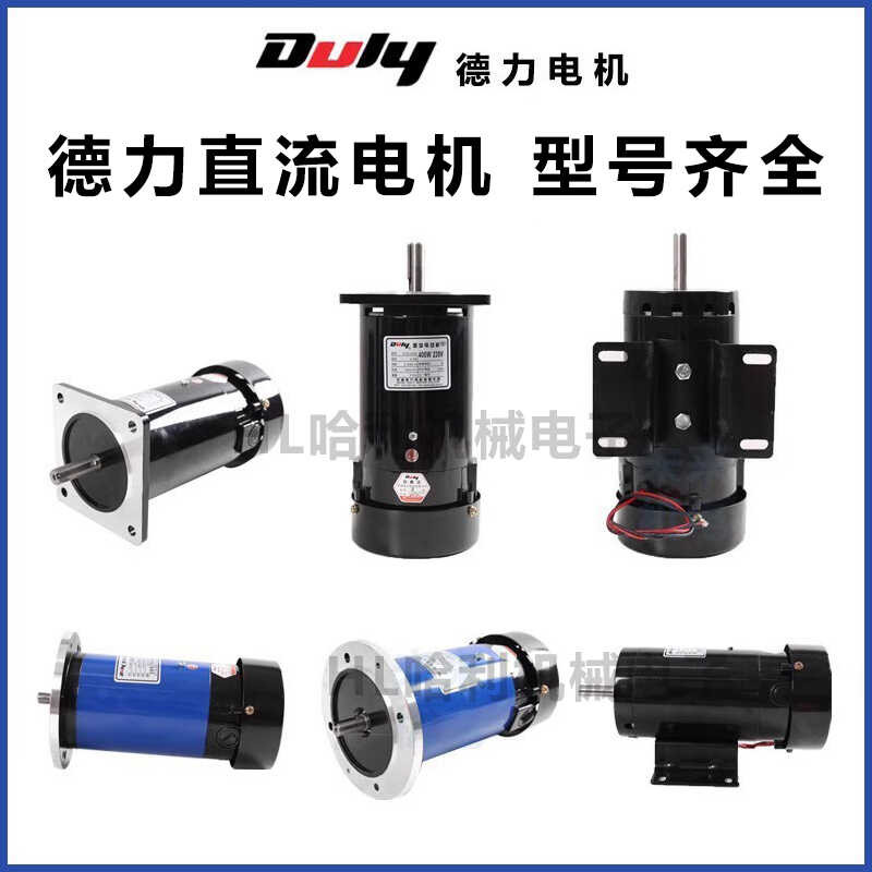 DULY Deli 300W/400W/500W/800W Permanent Magnet DC Motor 1800 RPM 220V ...