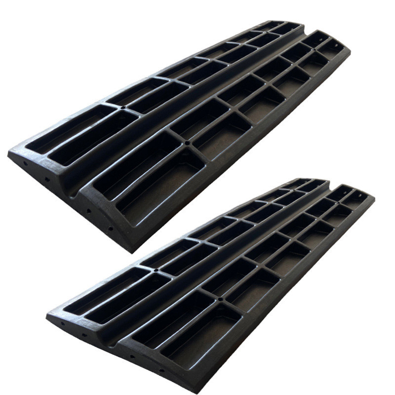 Rubber heavy-duty vehicle ramp,step pad, slope pad,rubber road edge ...