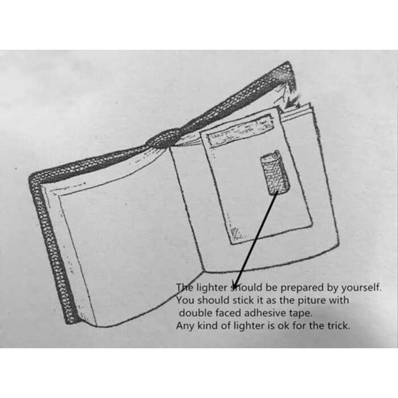 Any Book - Fire Book Gimmick - Fire Pockets Stage Magic Tric Illusions ...