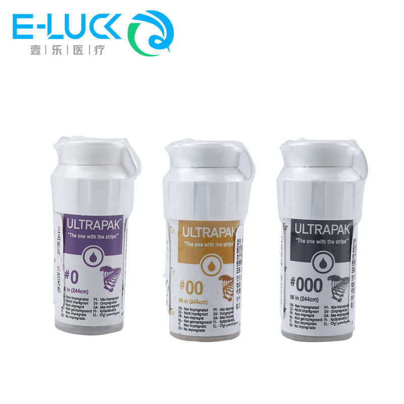 3 1Bottle Ultrapak Dental Gingival Retraction Knitted Cord Packing ...