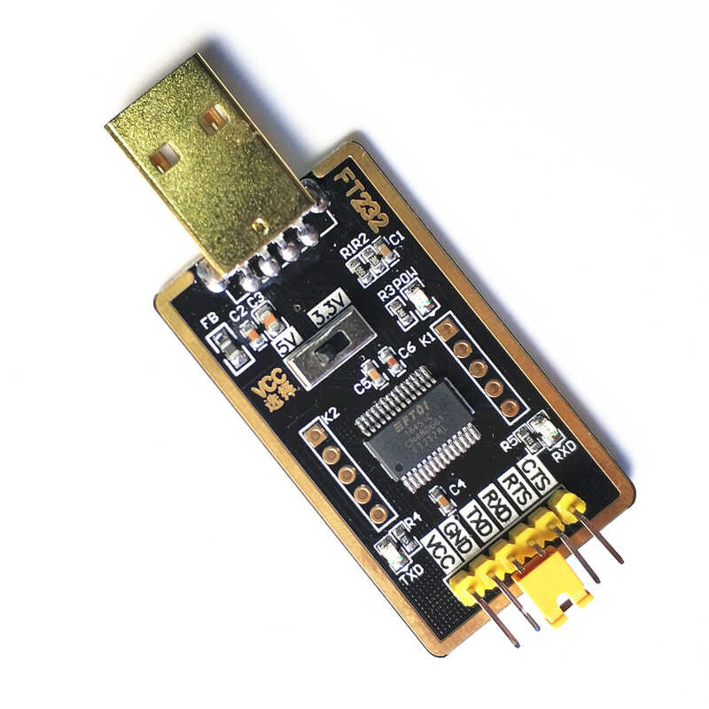 Tuhao Gold FT232 Upgrade Small Board USB to Serial Port FT232R FT232RL ...