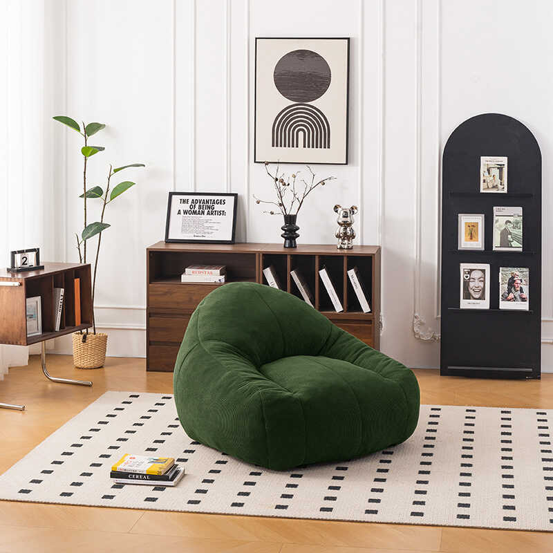 Lazy Sofa, Sleepable And Reclining, Living Room Fabric Creative Chair ...