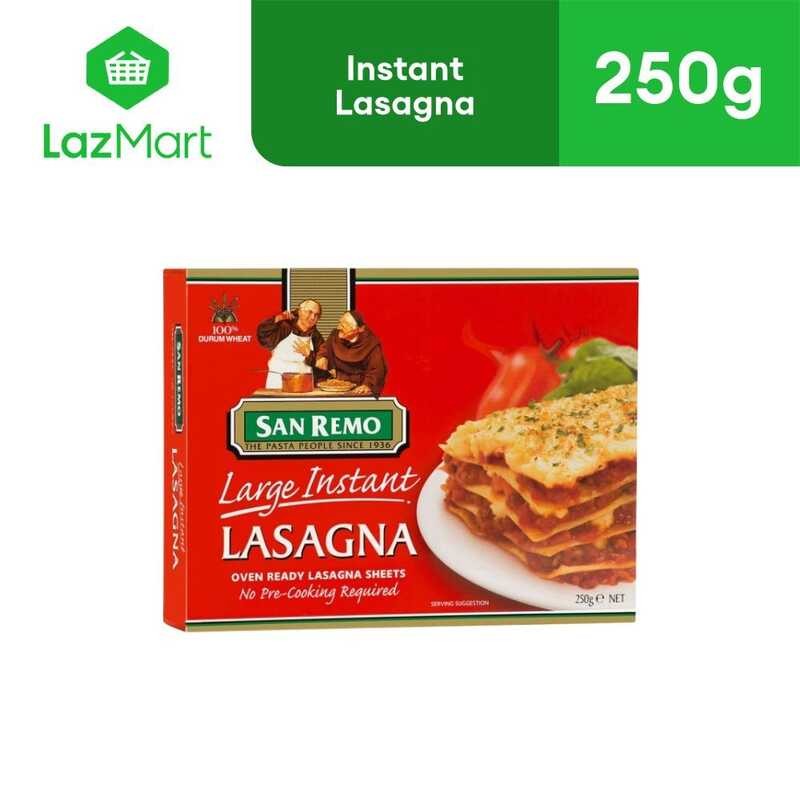 San Remo Large Instant Lasagna 250G 3 | Shopee Philippines
