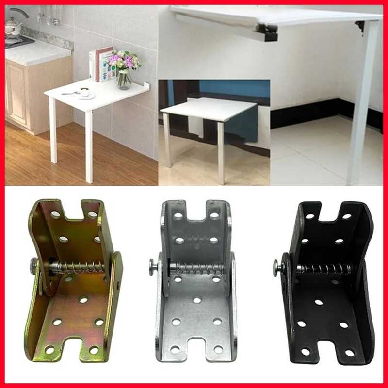 Tt 【In STOCK HOT Hinge】 90 Degree Self-Locking Folding Table Legs Chair ...