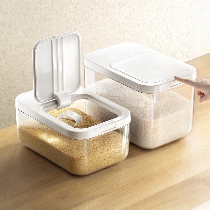 Rice Bucket Rice Container Sealed Rice Box Flour Storage Rice Storage ...