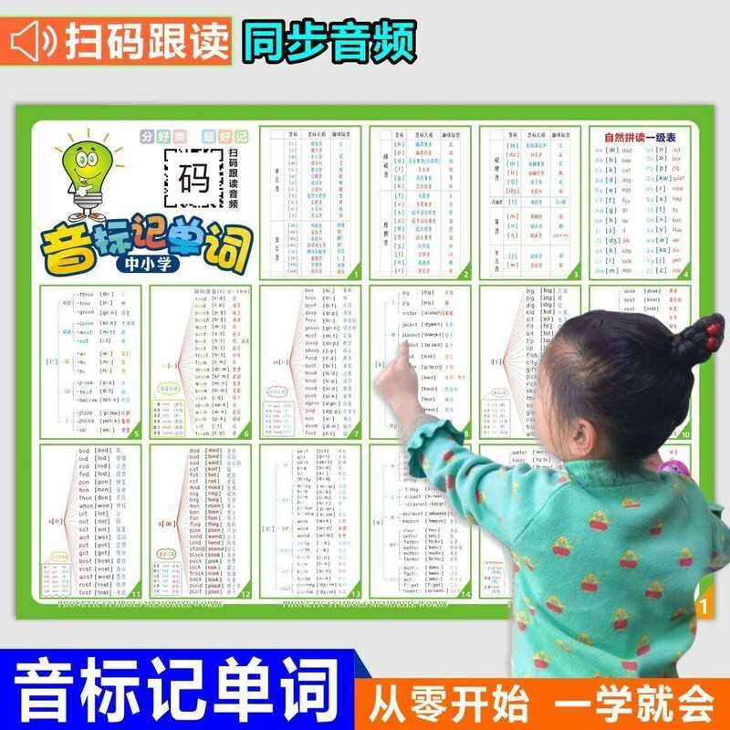 English Phonetic Marking Words Phonics Zero Foundation Classification ...