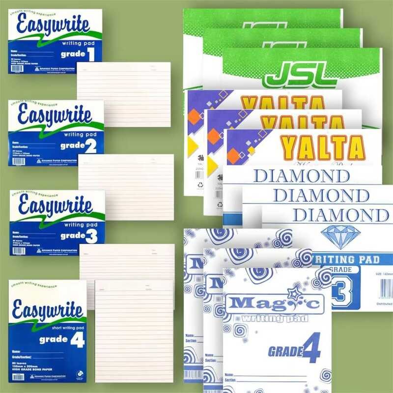 10Pcs/Pack Pad Paper Writing Pad 1 2 3 / Grade 4 Elementary School ...