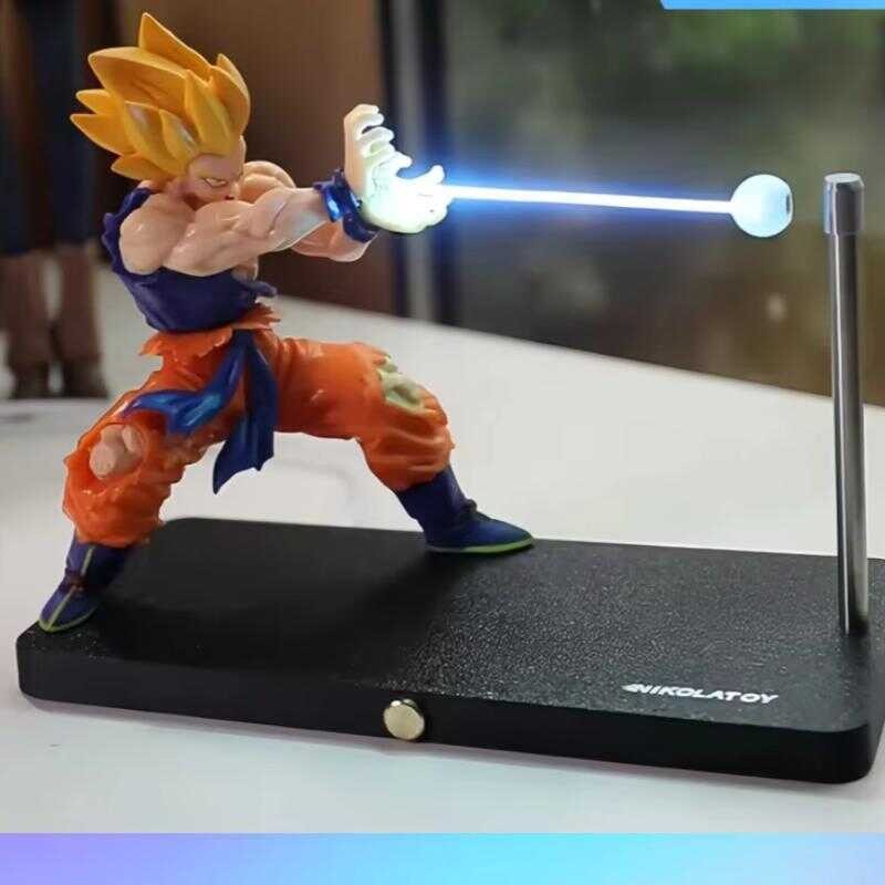 Ikun Dragon Ball Son Goku Night Light Anime Touch Kamehameha Magnetic ...