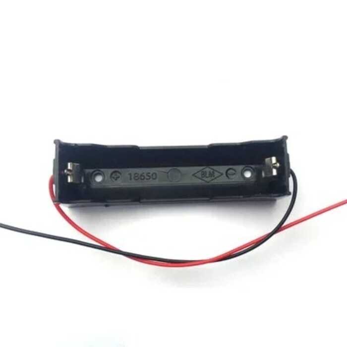 Single 18650 Battery Case 18650 Battery Holder 3.7V Lithium Battery ...