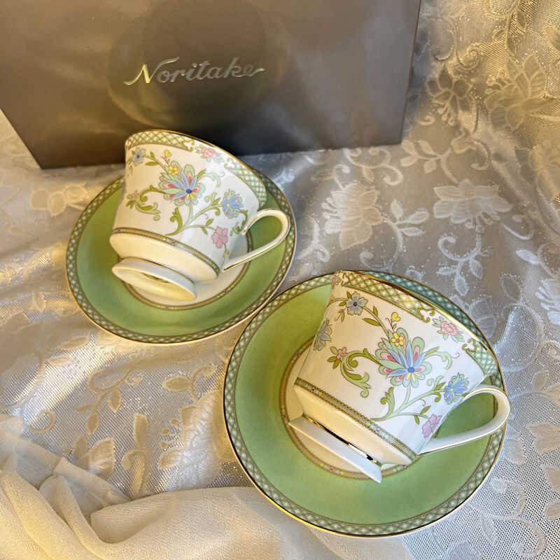 Noritake Zewu YOSHINO Yoshino Sakura Coffee And Saucer Black Tea Cup ...