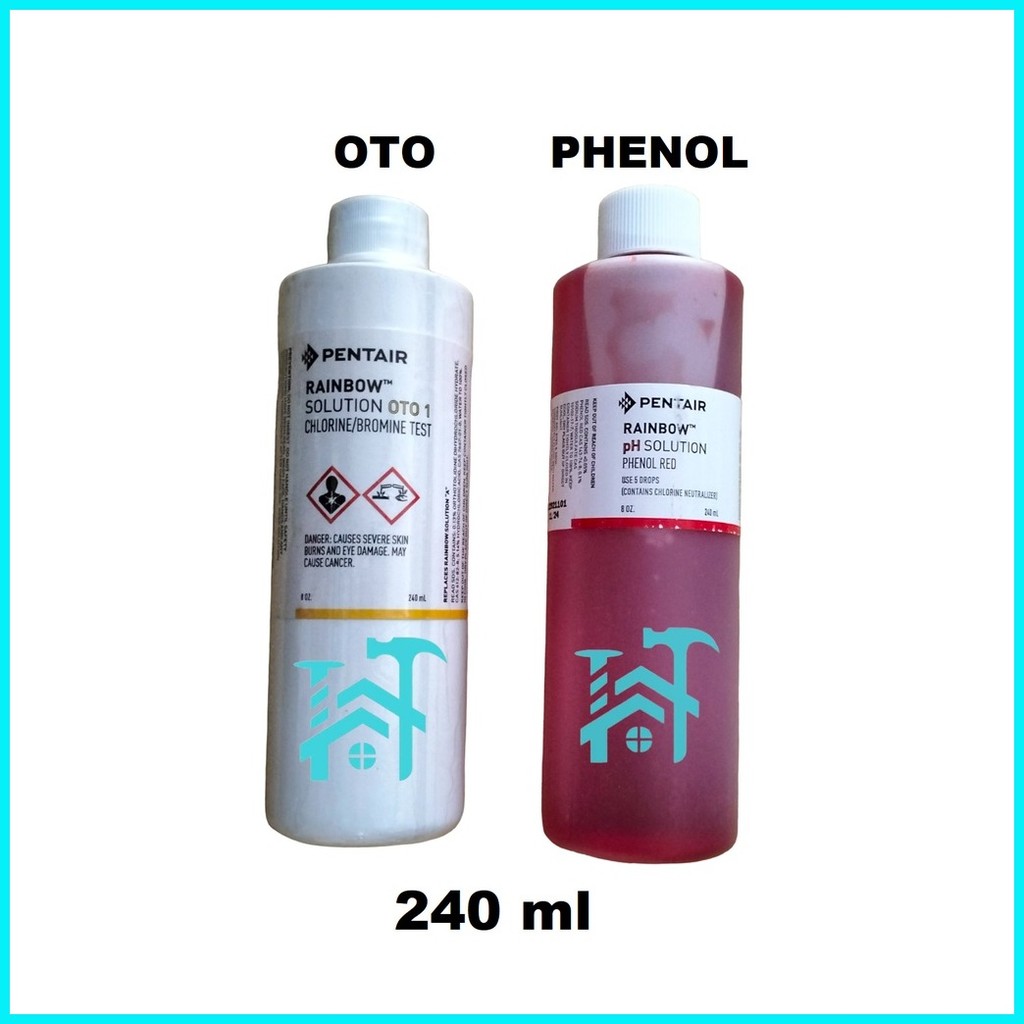 PENTAIR Phenol Red for pH Test : OTO1 for Chlorine/Bromine Test 240ml ...