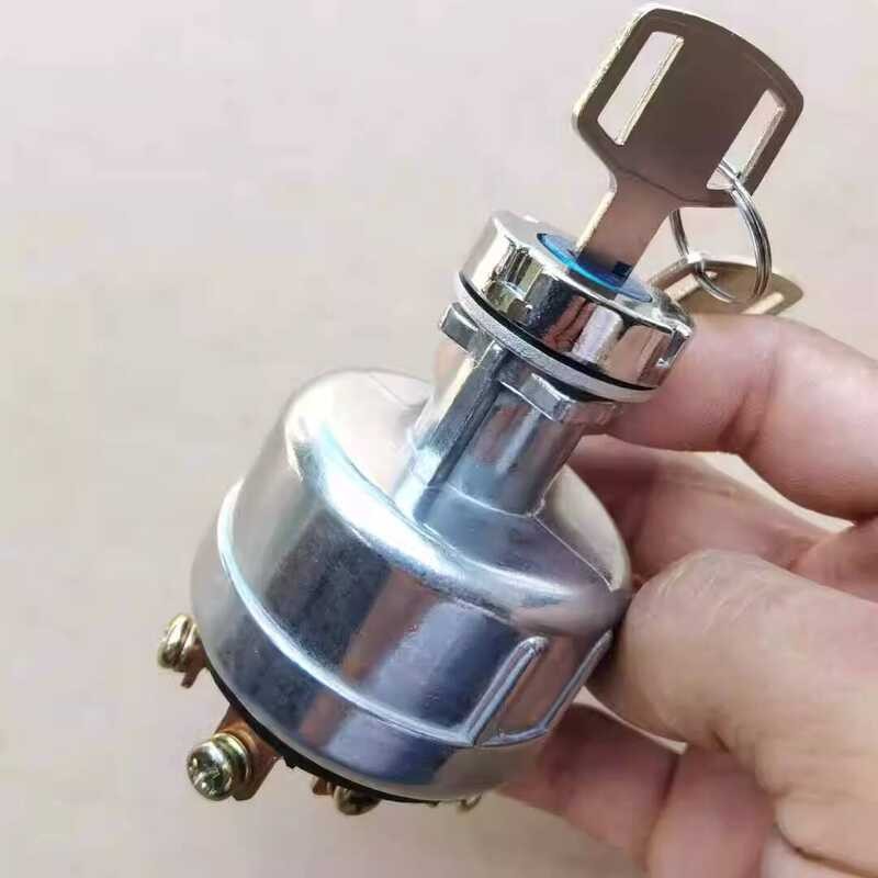 Engineering Vehicle Ignition Switch Starter Lock Preheat Start Key ...