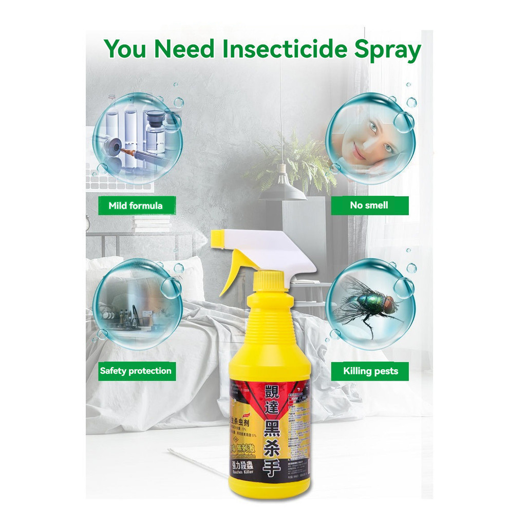 500ml Fly Killer Spray Effective Non Toxic Safe Fast Acting Eco ...