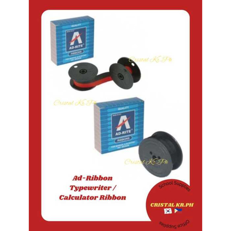 Ad-Rite Ribbon For Manual Typewriter/Electronic Calculator Sold Per ...