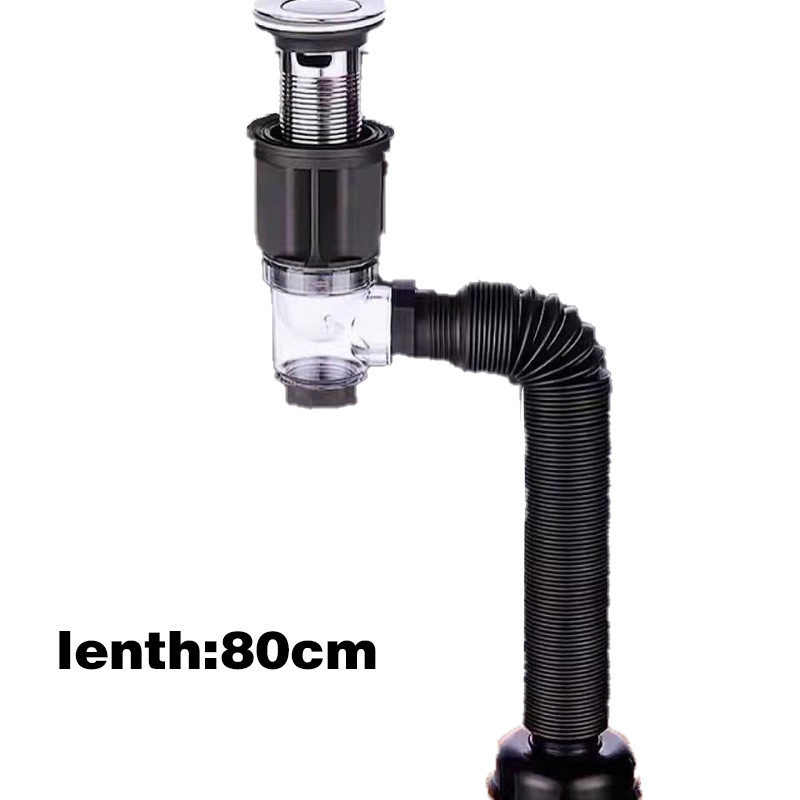 Wash Basin Drainage Pipe Sink Drain Pipe Bathroom Traps Sink Drain Pipe ...
