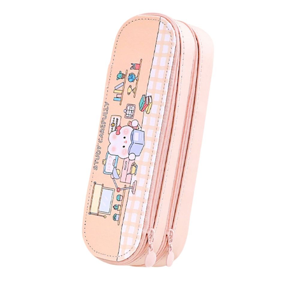 【COD】2 Layer Pencil Case Pencil Organizer Pencil Pouch With Zipper ...