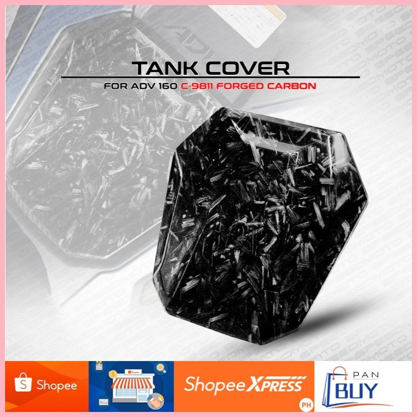 HONDA ADV 160 FUEL TANK COVER/GAS TANK COVER GLOSSY HYDRO DIP FORGED ...