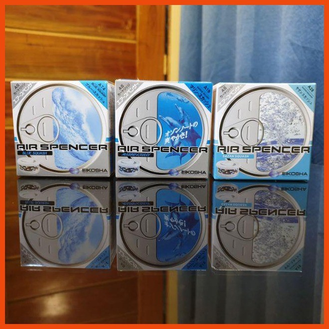 Air Spencer Car Freshener All Blue Bundle (Marine Squash, Blue Squash ...