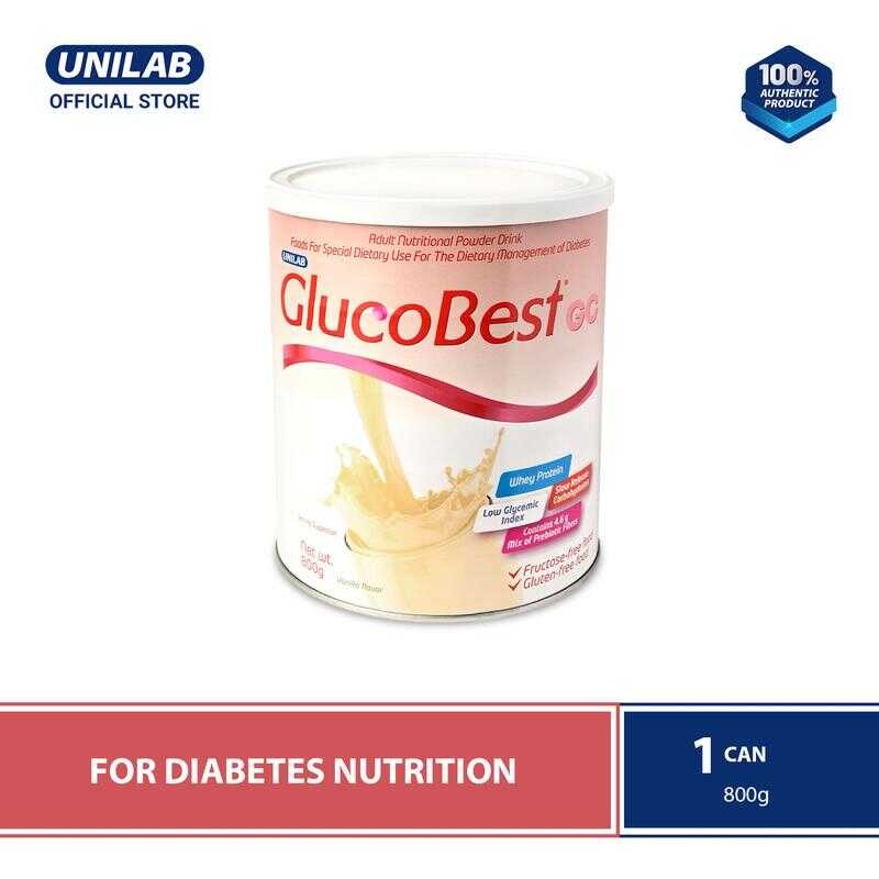 Glucobest Vanilla 800G Can (For Diabetes Nutrition) | Shopee Philippines
