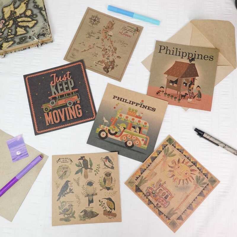 Papemelroti Philippine Souvenir Postcard Greeting Card Jeepney Kalesa ...