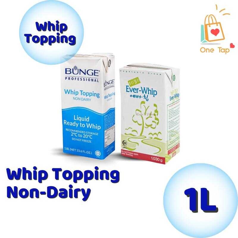 Bunge Non Dairy Whipping (1 Liter)/ Ever Whip/ Professional/ Liquid ...