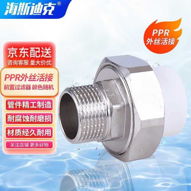HayesDike PPR External Thread Union Pipe Fitting Water Pump Pre-Filter ...