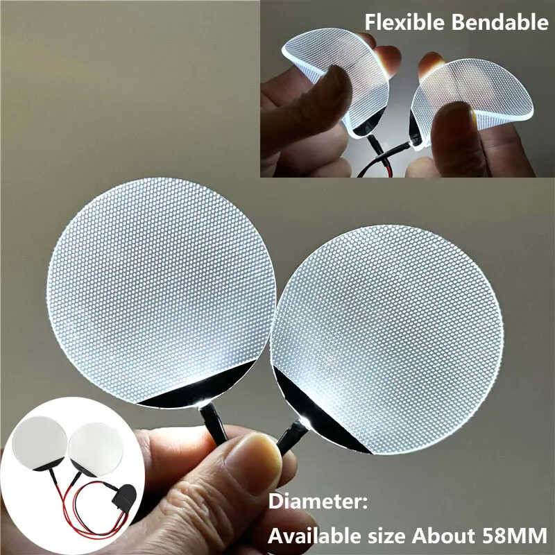Tt Round Flexible Bendable DIY Led Eyes Kits Cosplay Halloween Helmet ...