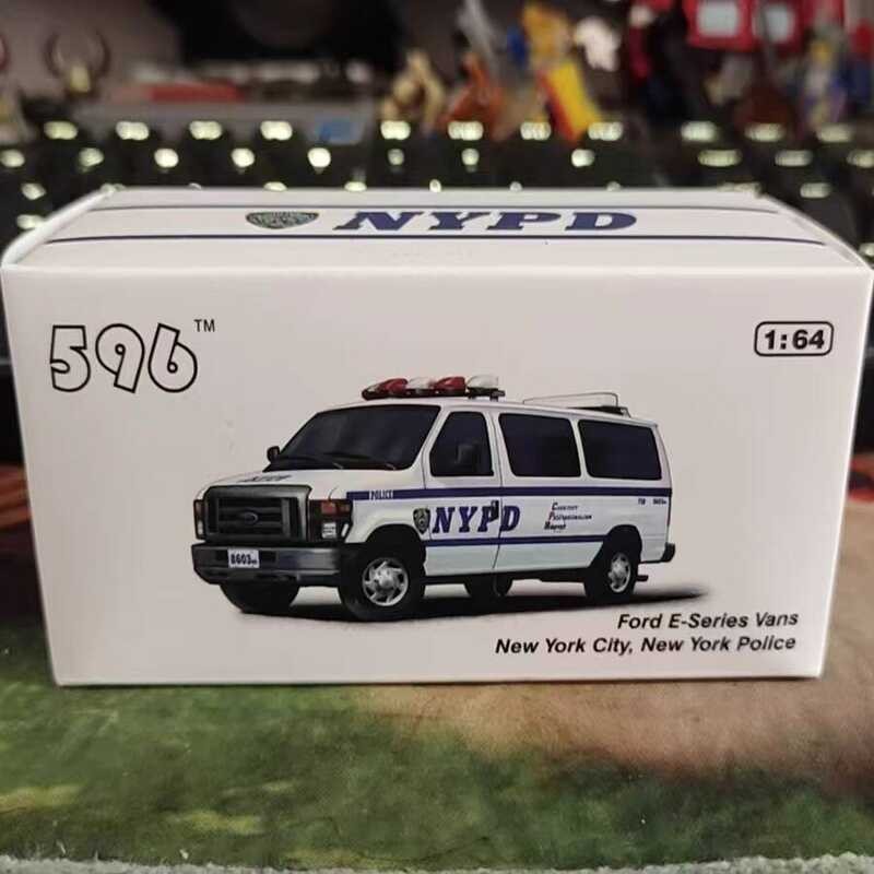 Model 596 1:64 NYPD Ford E350 New York Police Department Police Car ...