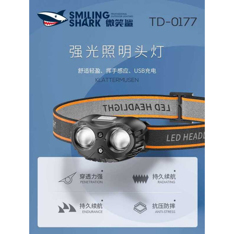 High Brightness Night Fishing Headlamp Long Battery Life Fishing ...